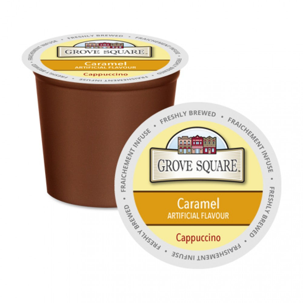 Grove Square Caramel Cappuccino 24 Pack – Crave Coffee